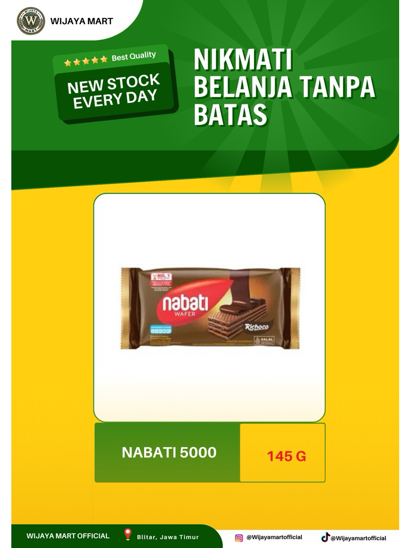 Jual NABATI 5000 ( HARGA PER PCS) | Shopee Indonesia