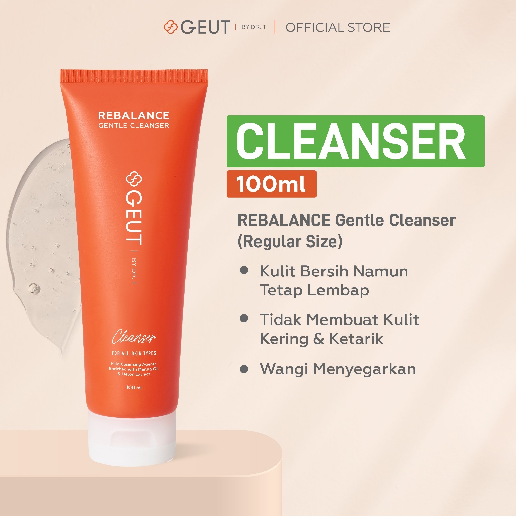 Jual GEUT REBALANCE Gentle Cleanser 100ml | Shopee Indonesia