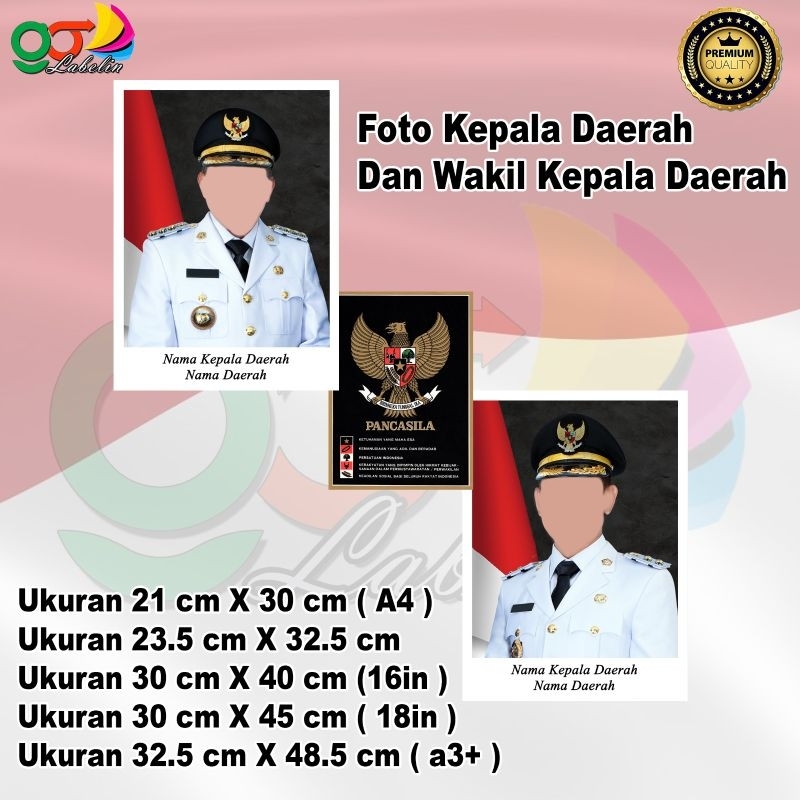 Jual Print Cetak Poster Custom Bupati dan Wakil Bupati / Walikota dan ...