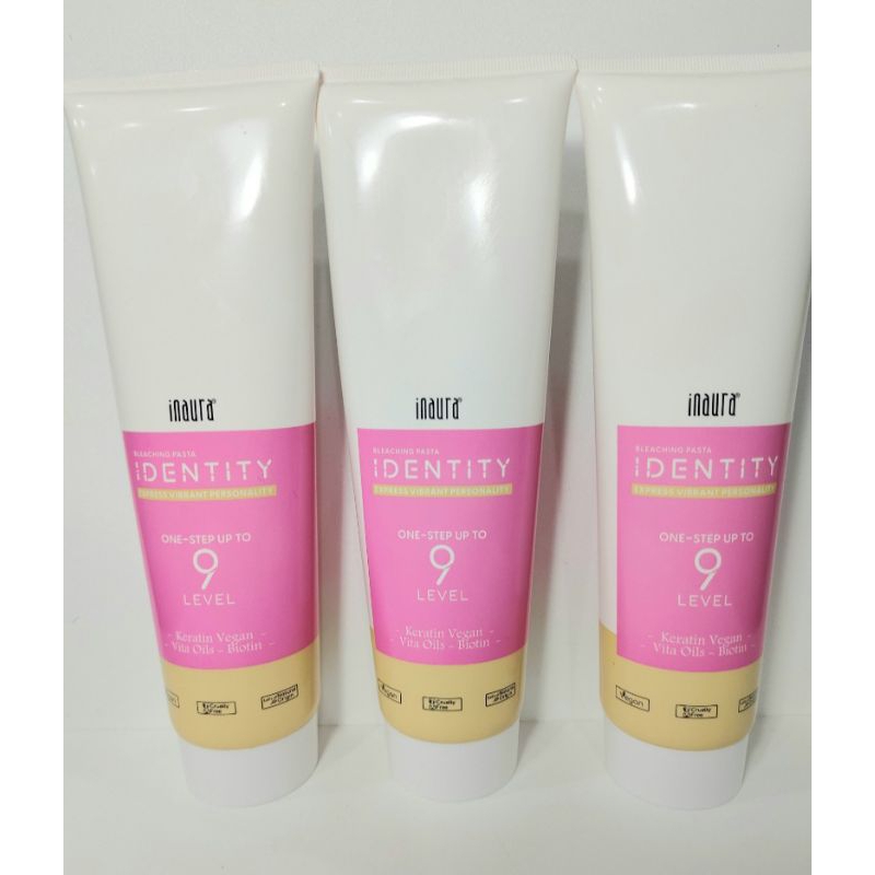 Jual INAURA Identity Bleching Pasta One Step Up To Level 9 (250 ml ...