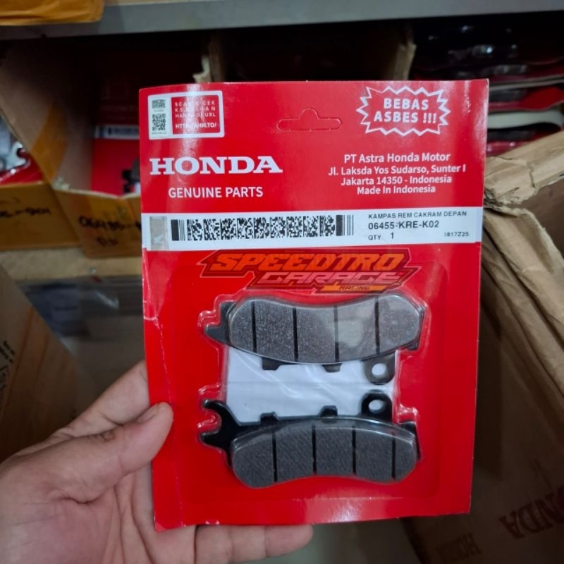 Jual DISC PAD DEPAN MOTOR HONDA ADV PCX 150 160 CBS 06455-KRE-K02 ...