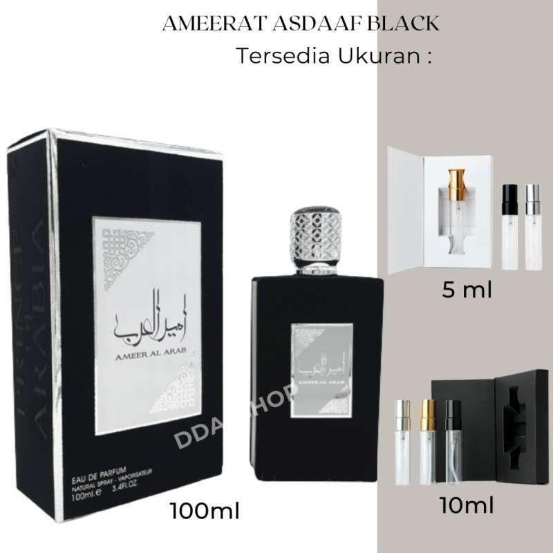 Jual parfum Arab ameerat asdaf black ukuran 100ml | Shopee Indonesia