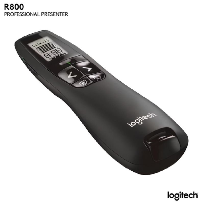 Jual Logitech R800 Profesional Presenter Green Light Laser | Shopee ...