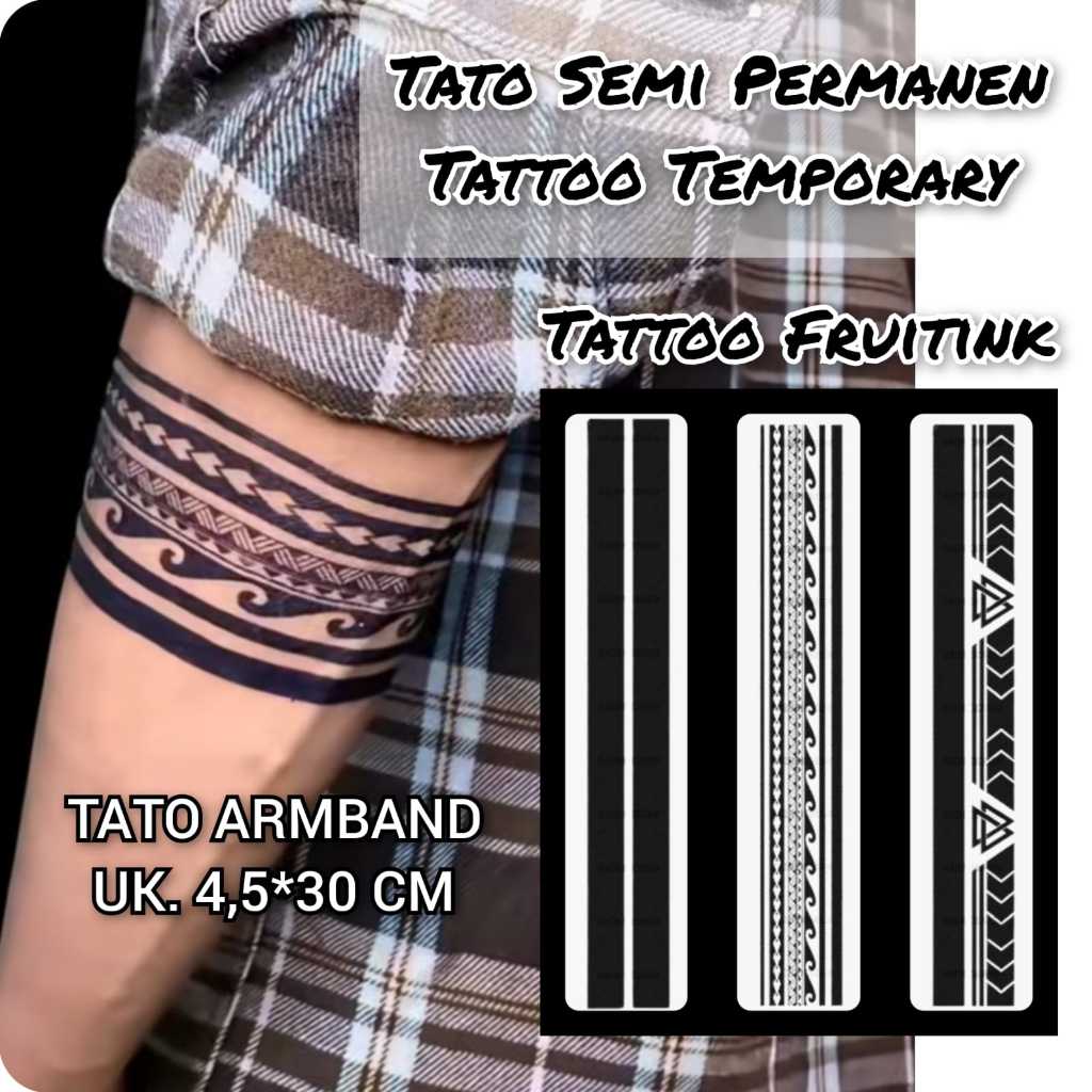 Jual Tatowinner - Tato Lingkar Tangan Kaki UK 30X4,5cm Tato Armband ...