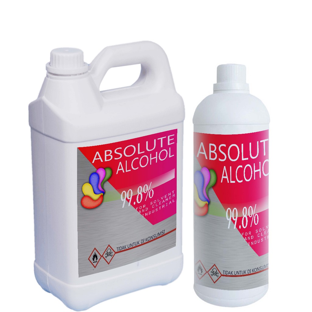 Jual Absolute alkohol 99% Pembersih 1L murni | Shopee Indonesia