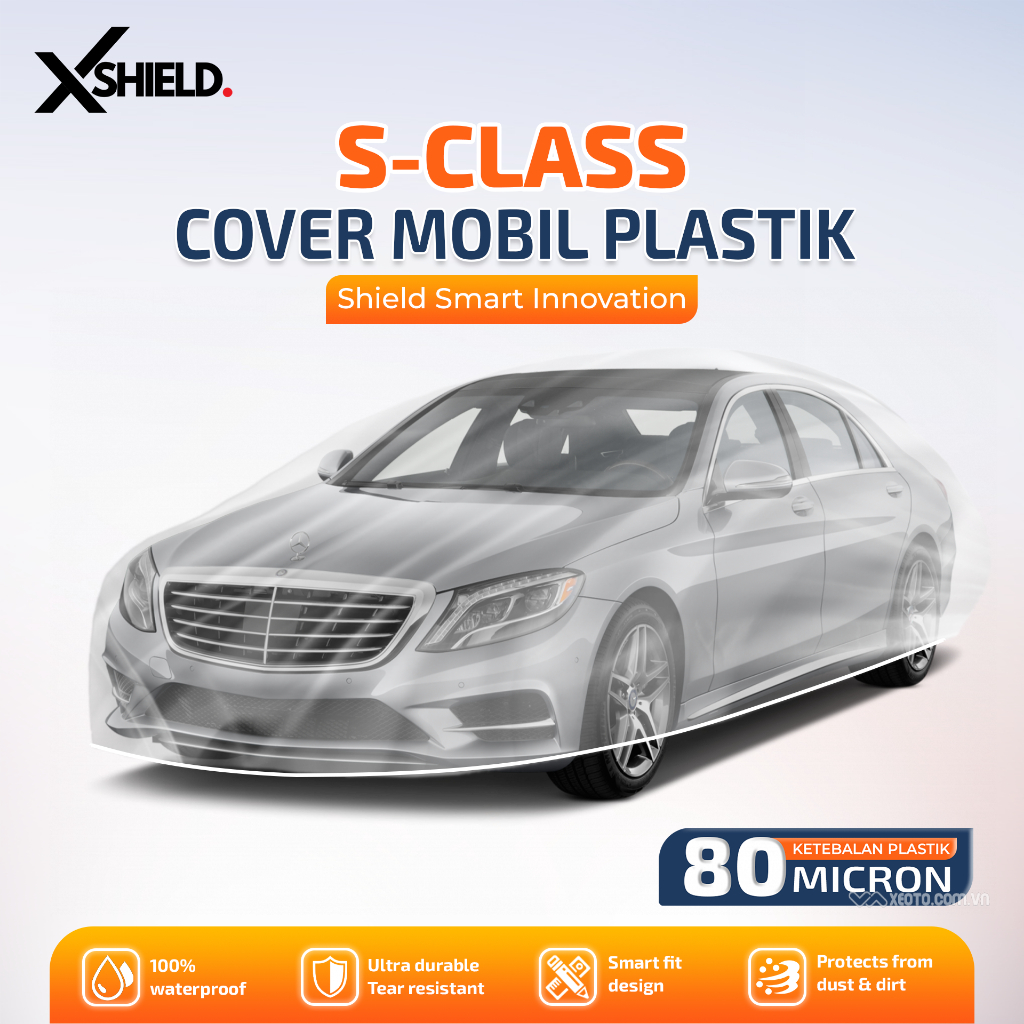 Jual Cover Mobil Mercy S Class Sarung Mobil Tebal plastik PE 80 Micron ...