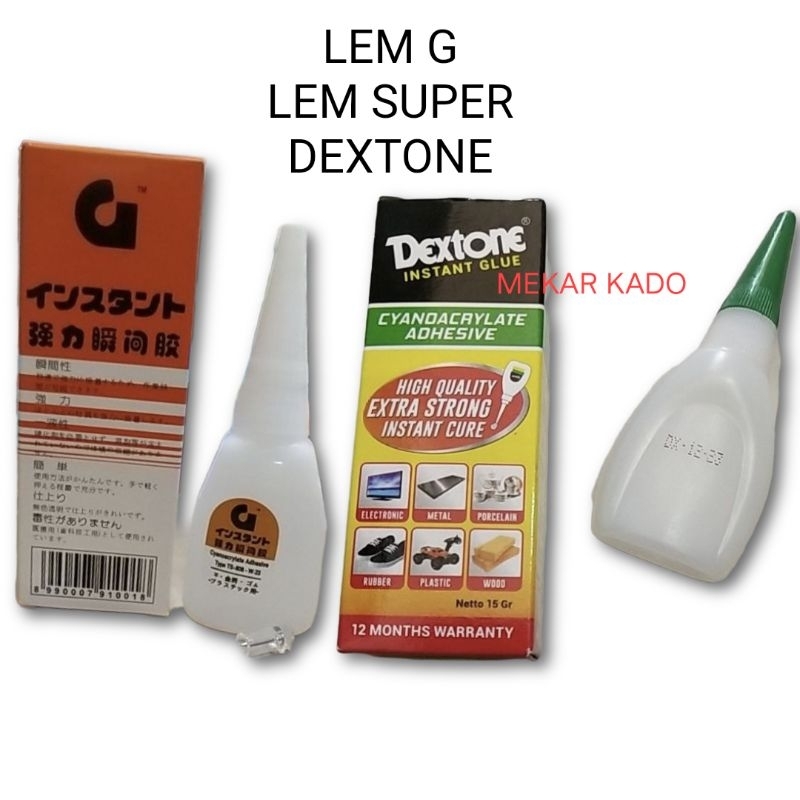Jual LEM KOREA/LEM BESI/LEM G/SUPER GLUE/DEXTONE INSTANT GLUE | Shopee ...
