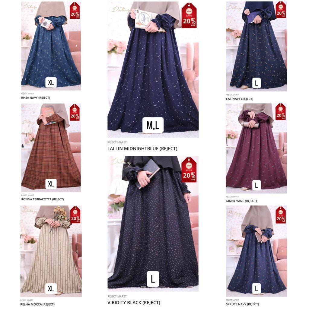 Jual REJECT SALE Maret 2025 by Ditsy | Shopee Indonesia