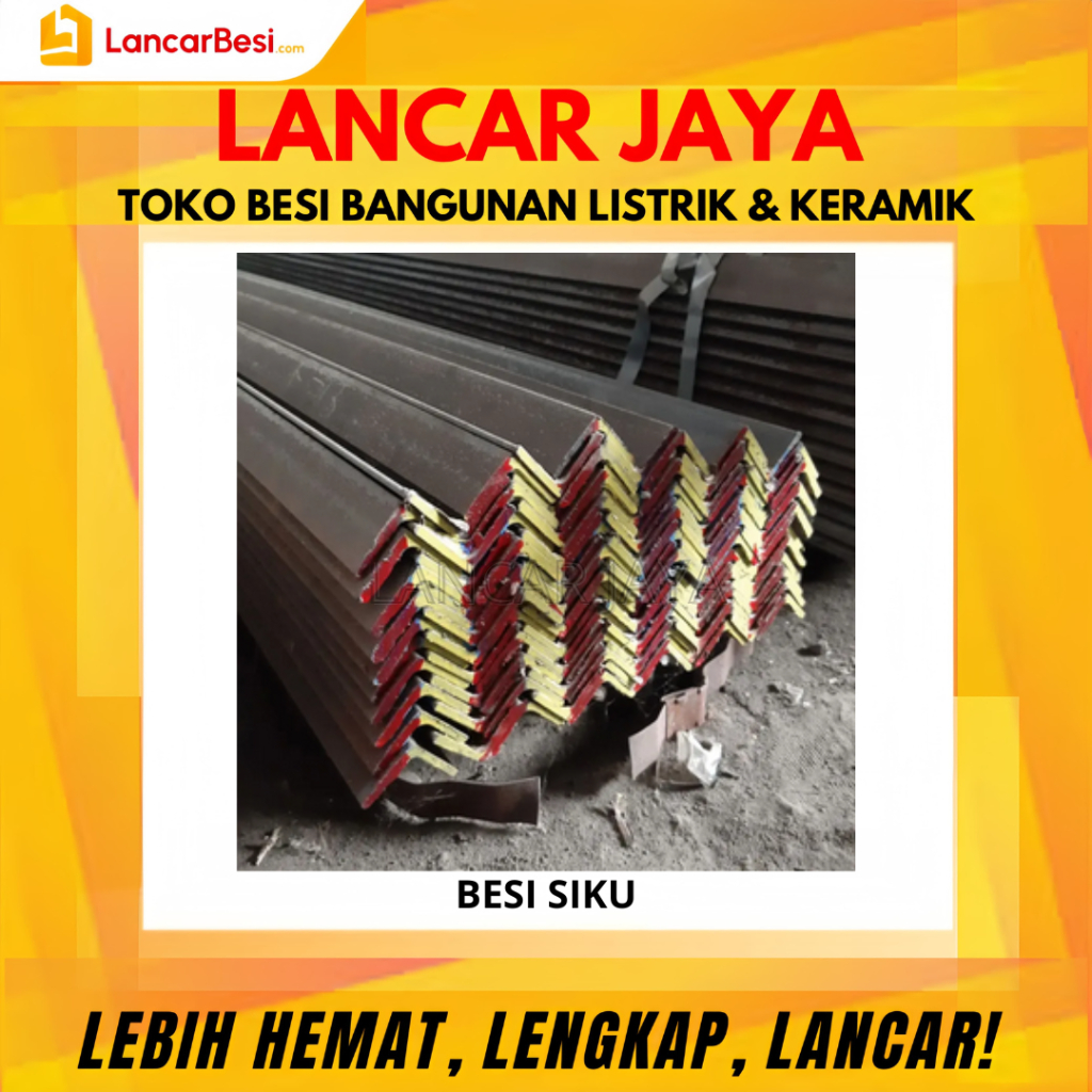 Jual Besi Siku 50x50 & 60x60 Seri ( B, STD, S, SNI ) Hanya Untuk Area ...