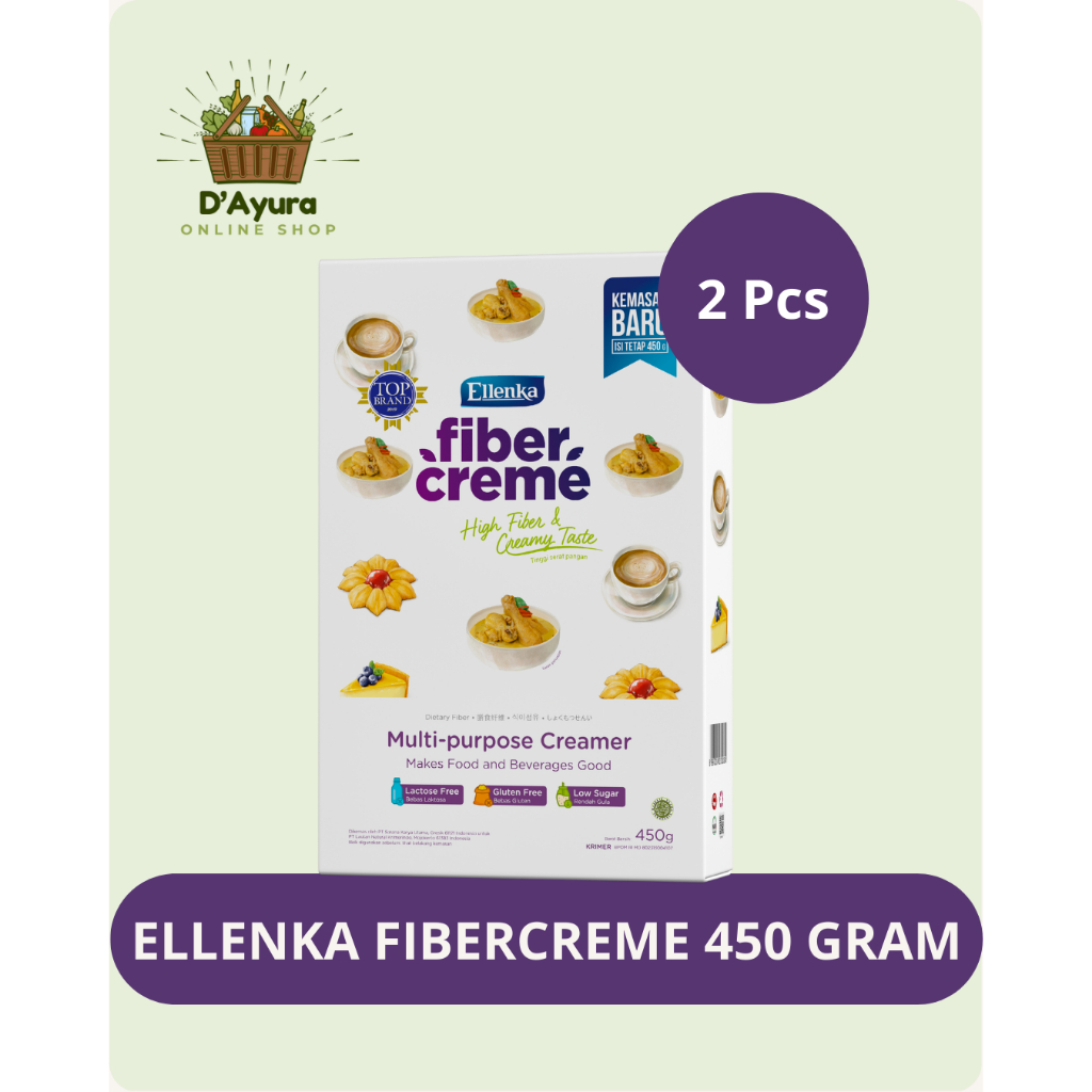 Jual Ellenka FiberCreme 450gram - 2pcs | Shopee Indonesia