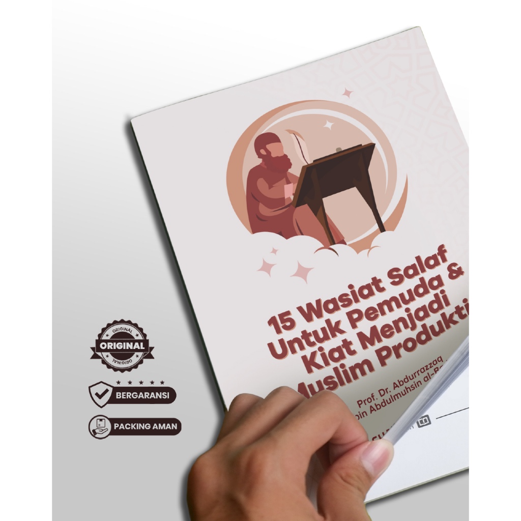Jual Buku 15 Wasiat Salaf Untuk Pemuda dan Kiat Menjadi Muslim Produktif // BUKU INSPIRASI ...