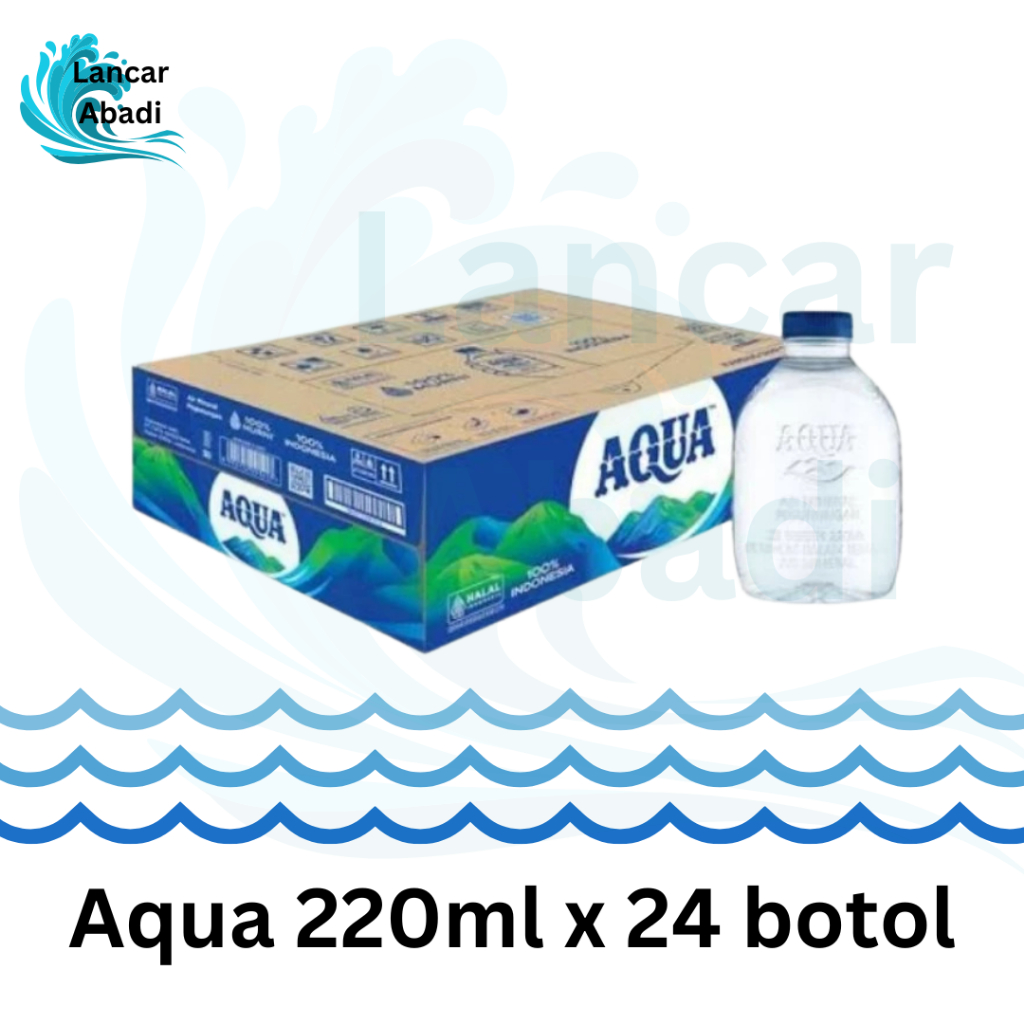 Jual Aqua Cube Botol 220ml isi 24 Air Mineral (INSTANT) | Shopee Indonesia