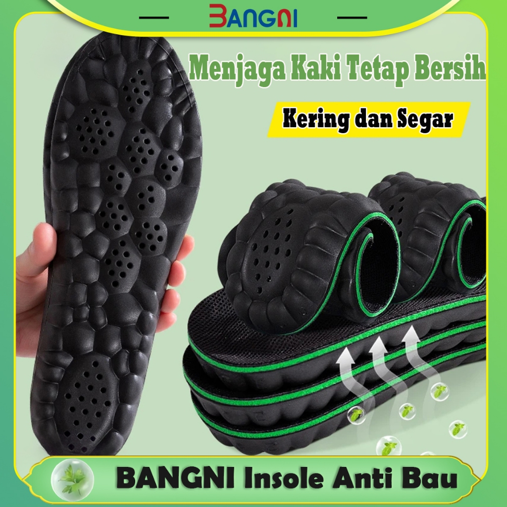 Jual BANGNI Insole Sepatu Antibakteri dan Anti Bau Untuk Pria dan ...
