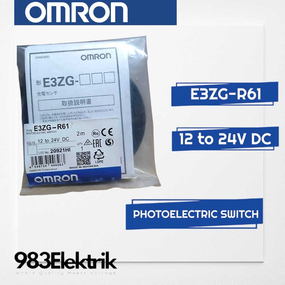 Jual Tipe E3ZG-R61 Omron PhotoElectric Switch | Shopee Indonesia