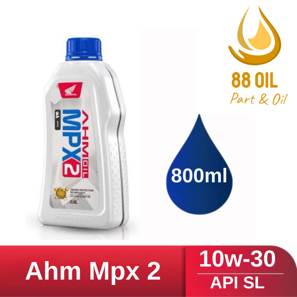 Jual OLI AHM MPX2 0.8 LITER 10W-30 Matic | Shopee Indonesia