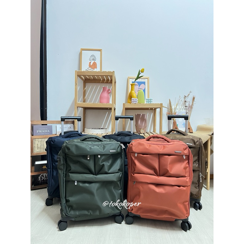 Jual KOPER KAIN NYLON WATERPROOF KABIN 20 INCH RINGAN BANGET PREMIUM ...