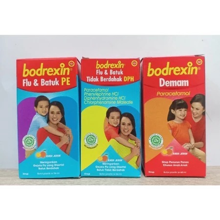Jual BODREXIN SIRUP FLU DAN BATUK TIDAK BERDAHAK DPH, BODREXIN SIRUP ...