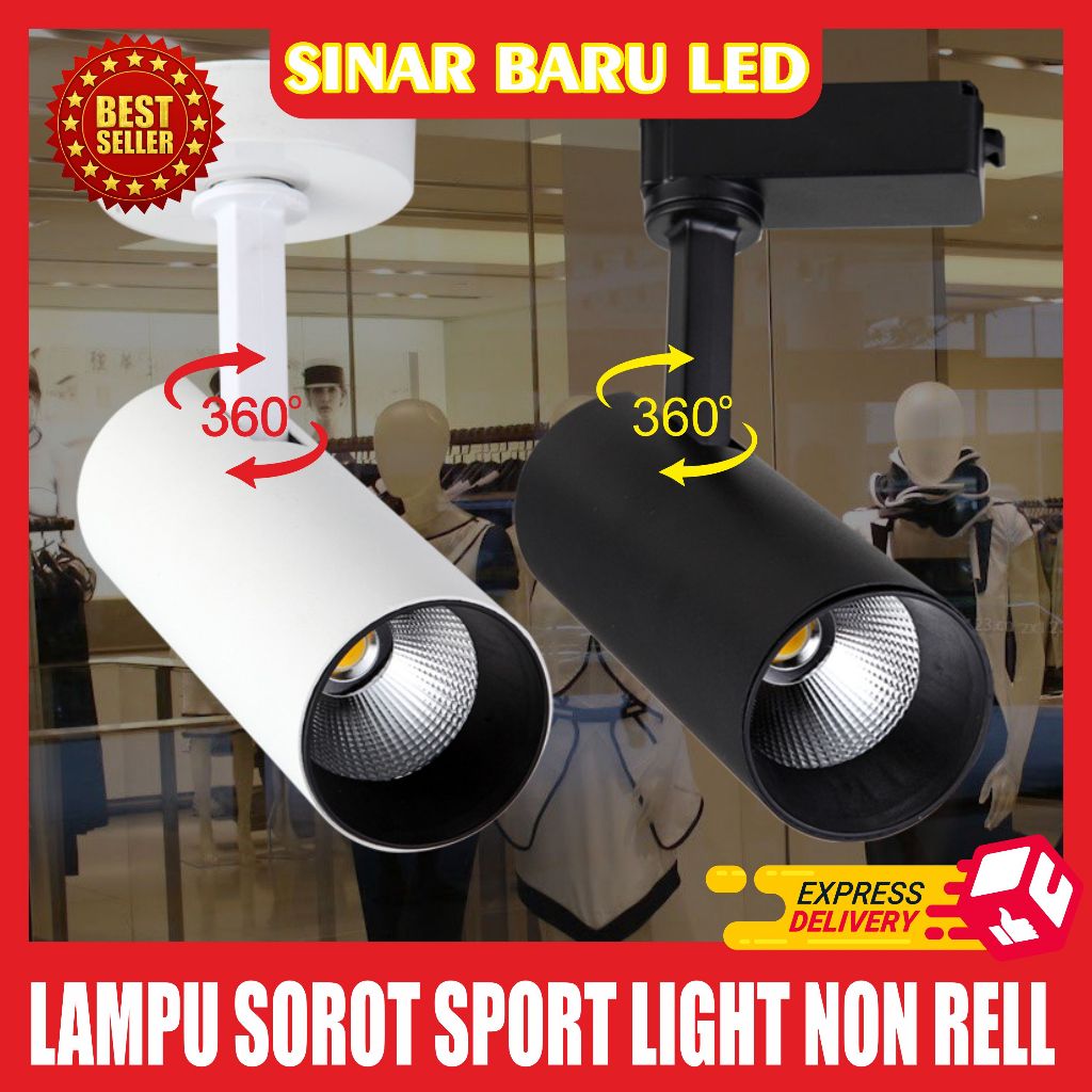 Jual Sinar Baru Led Lampu Sorot Led /Sportlight Putih/Kuning Super ...