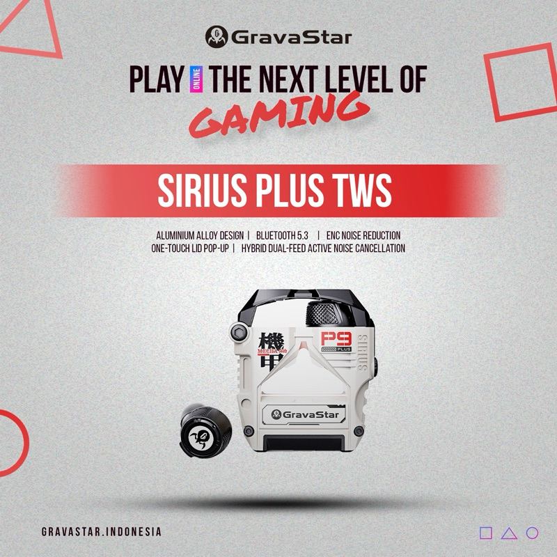 Jual GravaStar Sirius Plus ANC TWS Earbuds (Dawn White) | Shopee Indonesia
