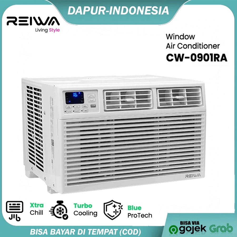 Jual AC REIWA AC WINDOW REIWA 1PK CW-0901RA - Hemat Listrik 770W ...