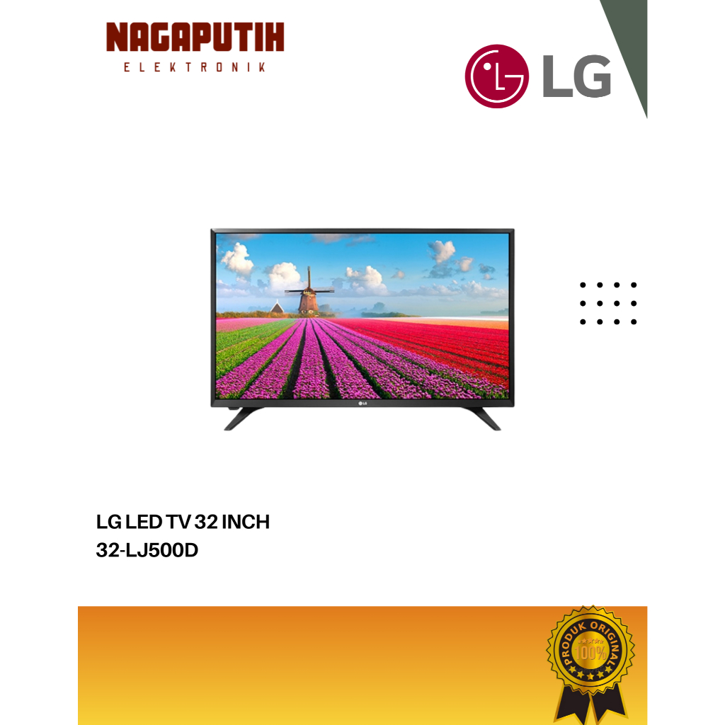 Jual LG LED TV 32-LJ500D 32 inch USB MOVIE | Shopee Indonesia