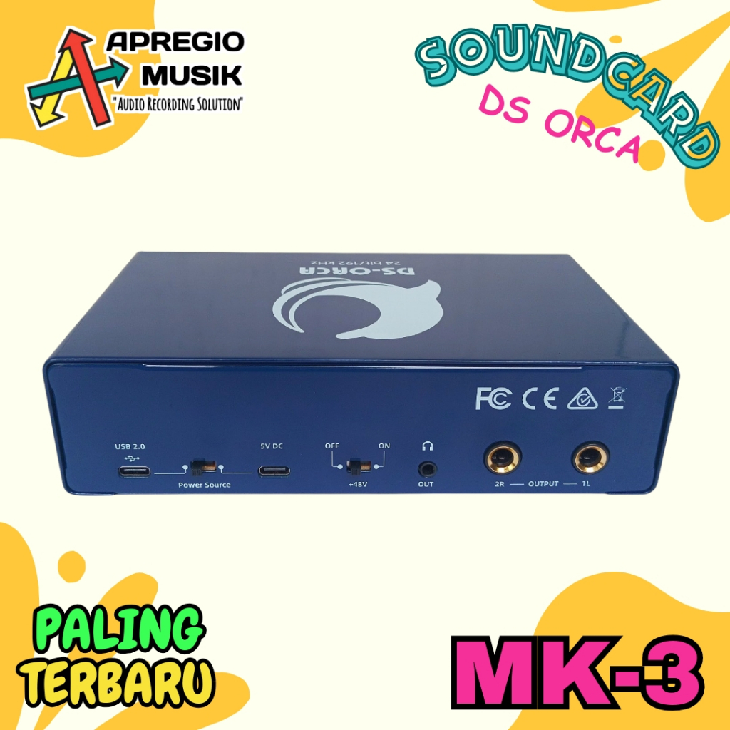 Jual DOLPHIN SOUND DS ORCA MK3 MK III MK2 MK 2 DS-ORCA MK 3 Soundcard ...