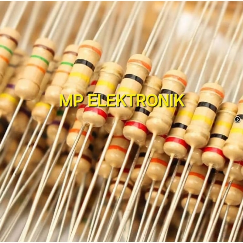 Jual RESISTOR 1/2 WATT 5% SEGALA UKURAN PER 10 PCS | Shopee Indonesia