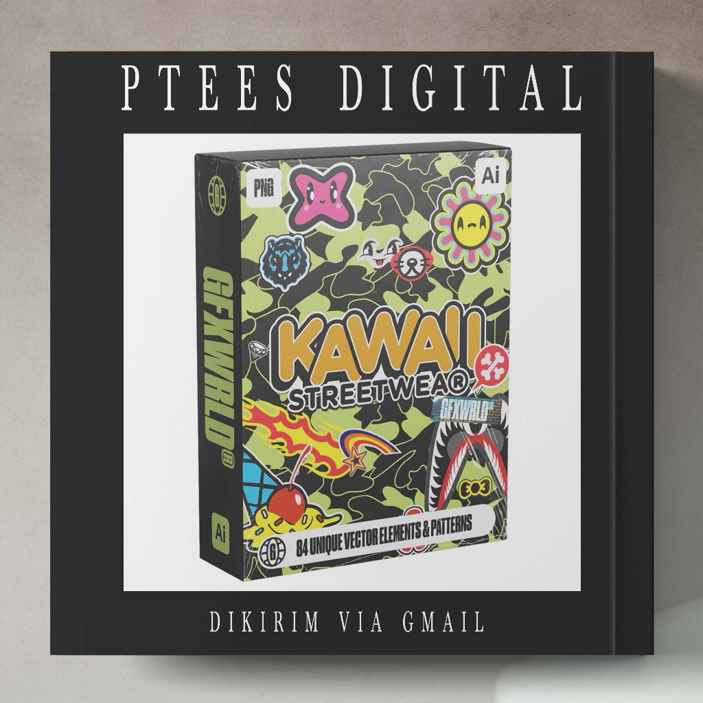 Jual PD0759 - FULLERMOE - KAWAII STREETWEAR VECTOR PACK VOL. 1 - VECTOR ...