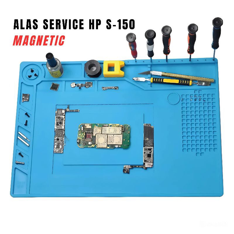 Jual Matras Alas Service Hp Anti Panas Magnetic S150 | Shopee Indonesia
