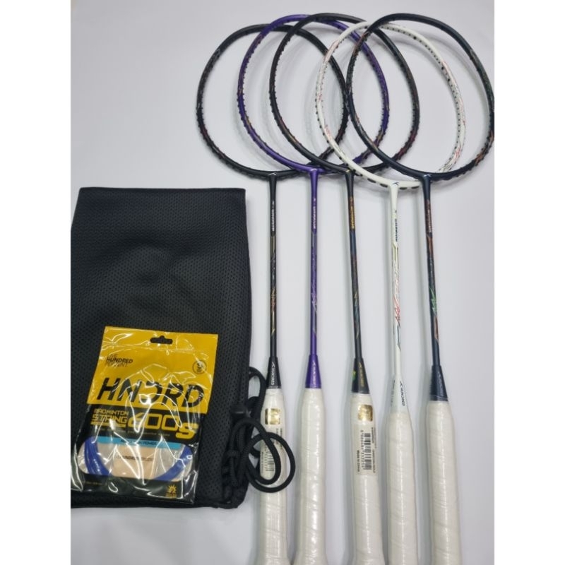 Jual Raket Badminton Hundred X-WARRIOR Free Cover dan Senar | Shopee ...
