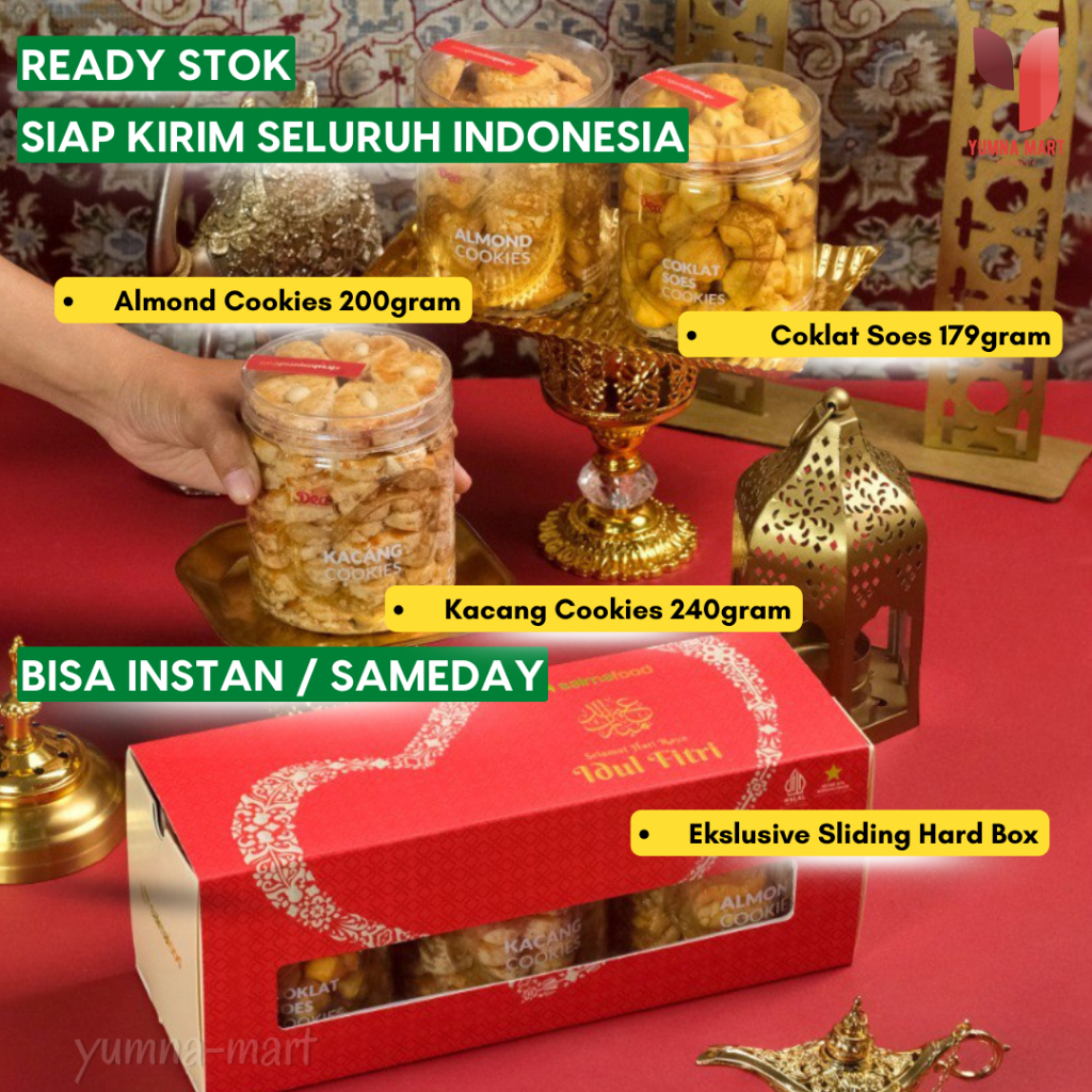 Jual Kue Kering Spesial LEBARAN - Paket HAMPERS Kuker Premium Lumer ...