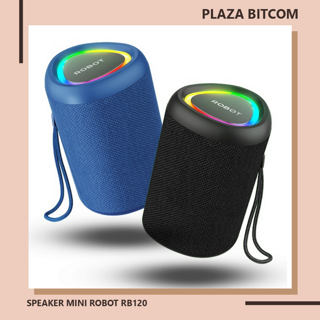 Jual SPEAKER ROBOT MINI BLUETOOTH PORTABLE - RB 120 / RB120 | BITCOM ...