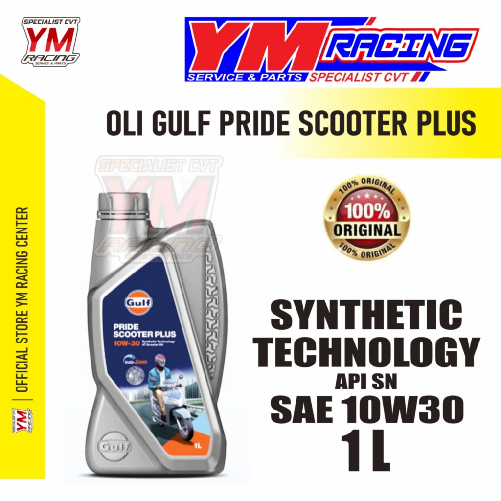 Jual OLI GULF 10W-30 1LITER / ALI GULF 10W40 1L / OIL GULF PRIDE ...