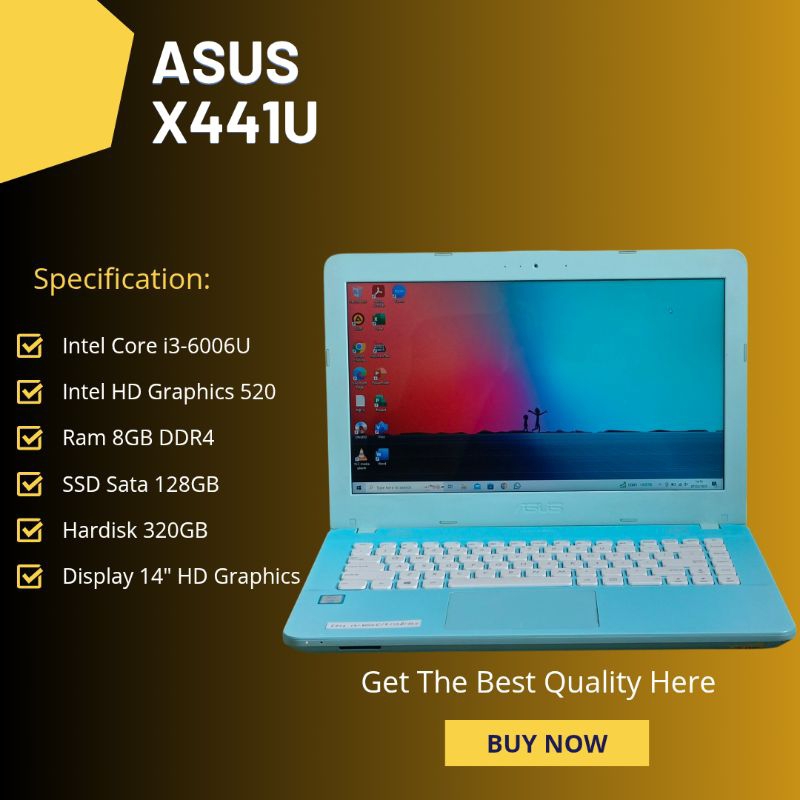 Jual Laptop Second Asus X441U | Shopee Indonesia