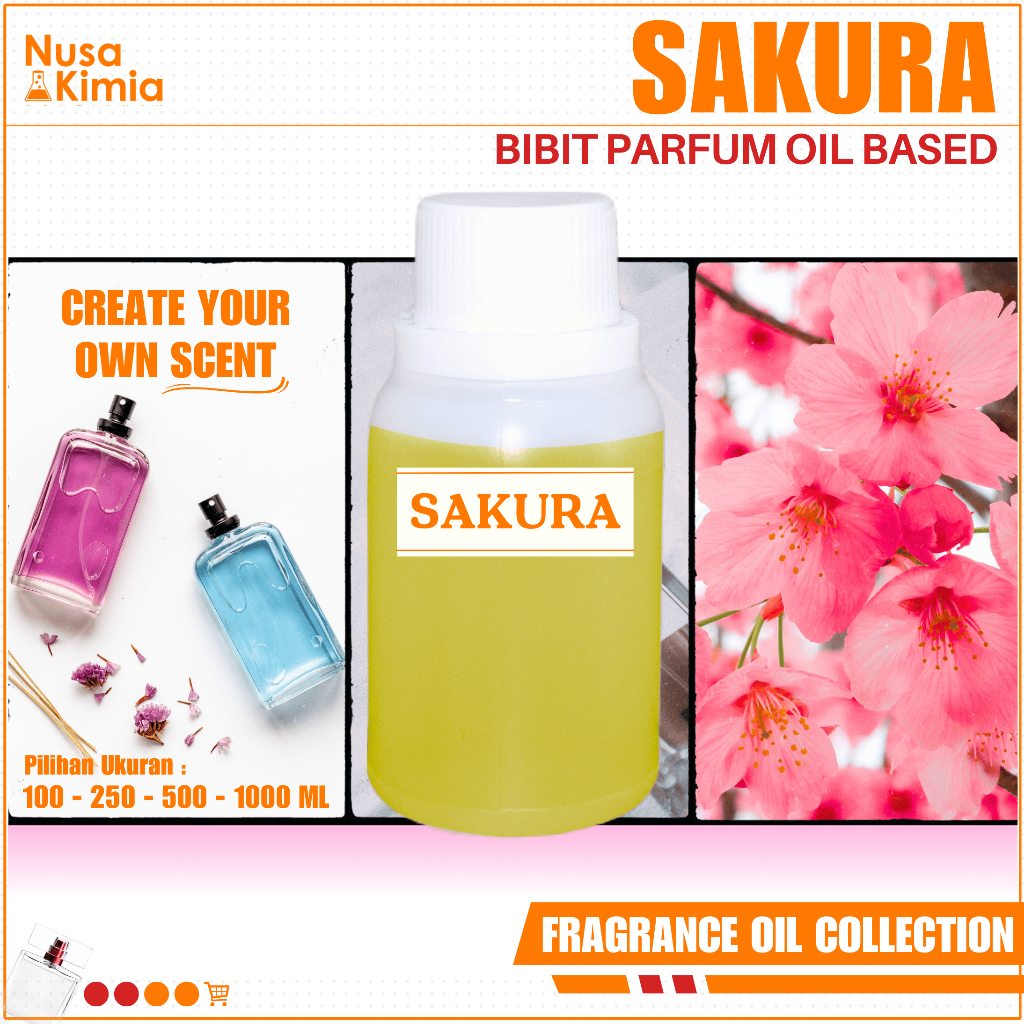 Jual Bibit Parfum SAKURA - Biang Parfum Sakura - Sakura Fragrance Oil ...