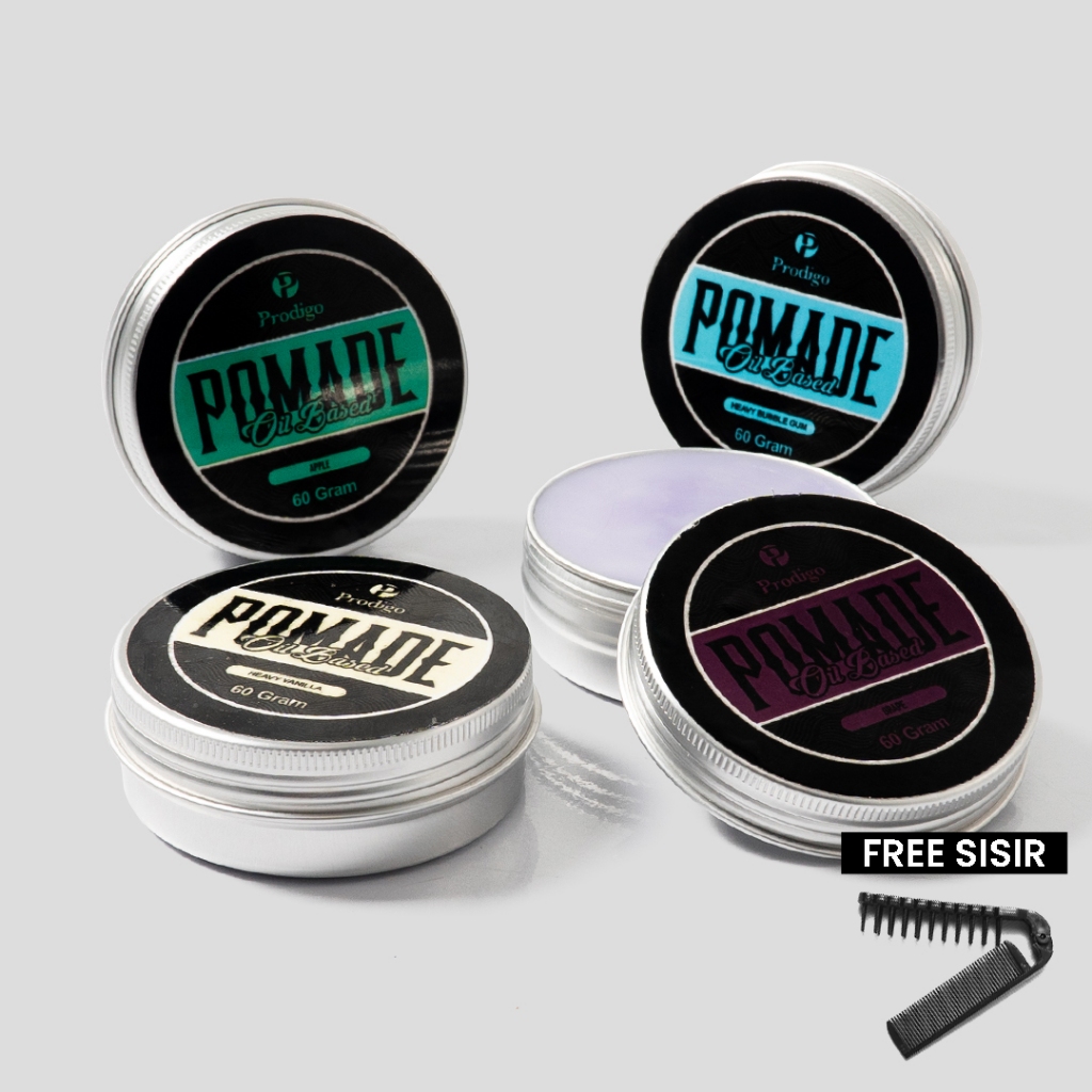 Jual Prodigo * Pomade Oil Based pria FREE SISIR | Hair Styling ...