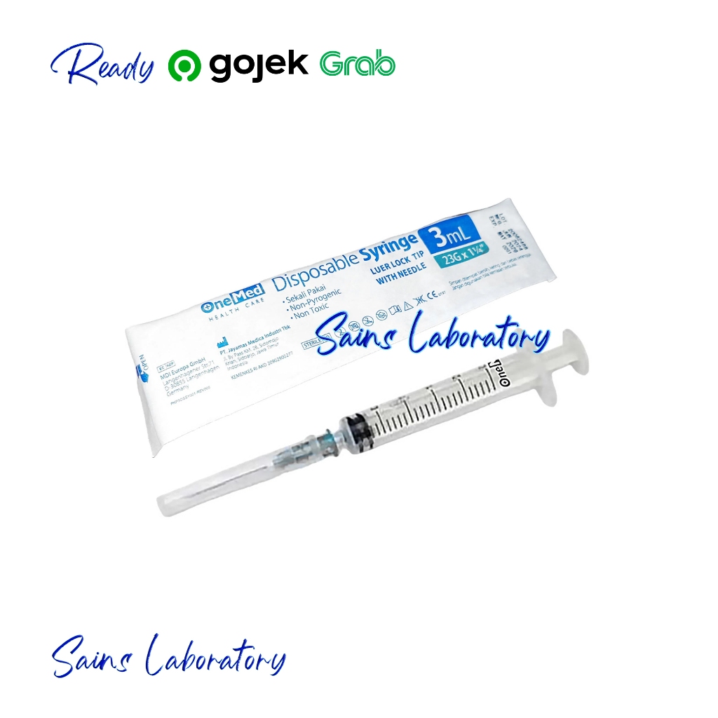 Jual Syringe Spuit with Needle Spuit Disposable Syringe Per Pcs ...