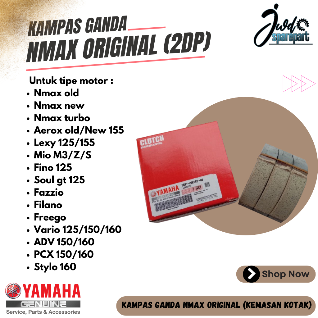 Jual Kampas Ganda Nmax Original (2DP) | Shopee Indonesia