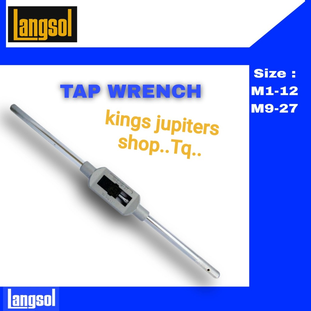 Jual GAGANG Hand Tap M1 sd M12 ATAU M9 sd M27 HANDLE Mata bor LANGSOL ...