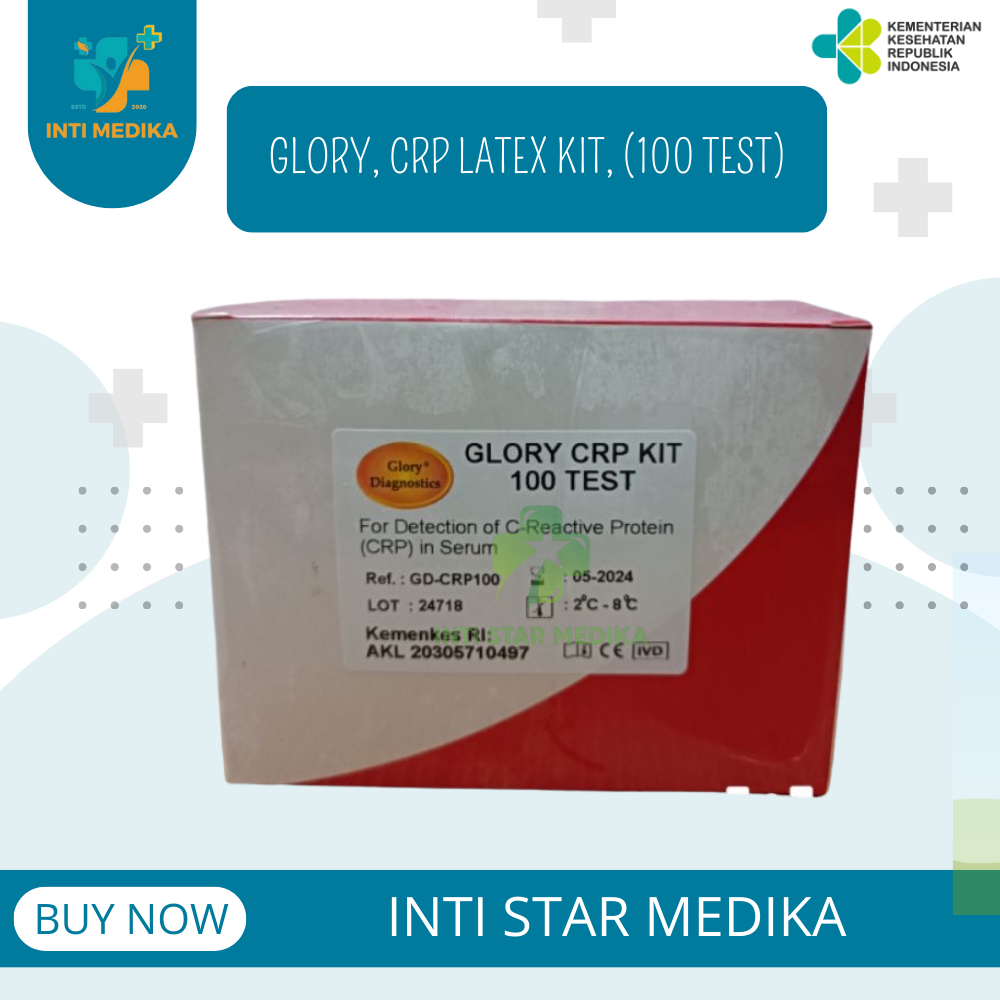Jual GLORY, CRP LATEX KIT, (100 TEST) | Shopee Indonesia