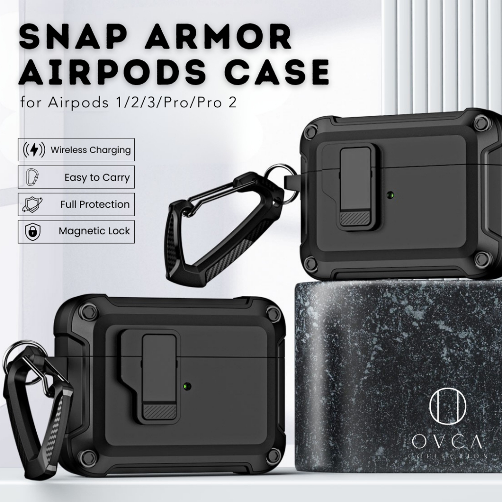 Jual Airpods Case 1 / 2 / 3 / PRO Earphone Hard Cover Pelindung Casing ...