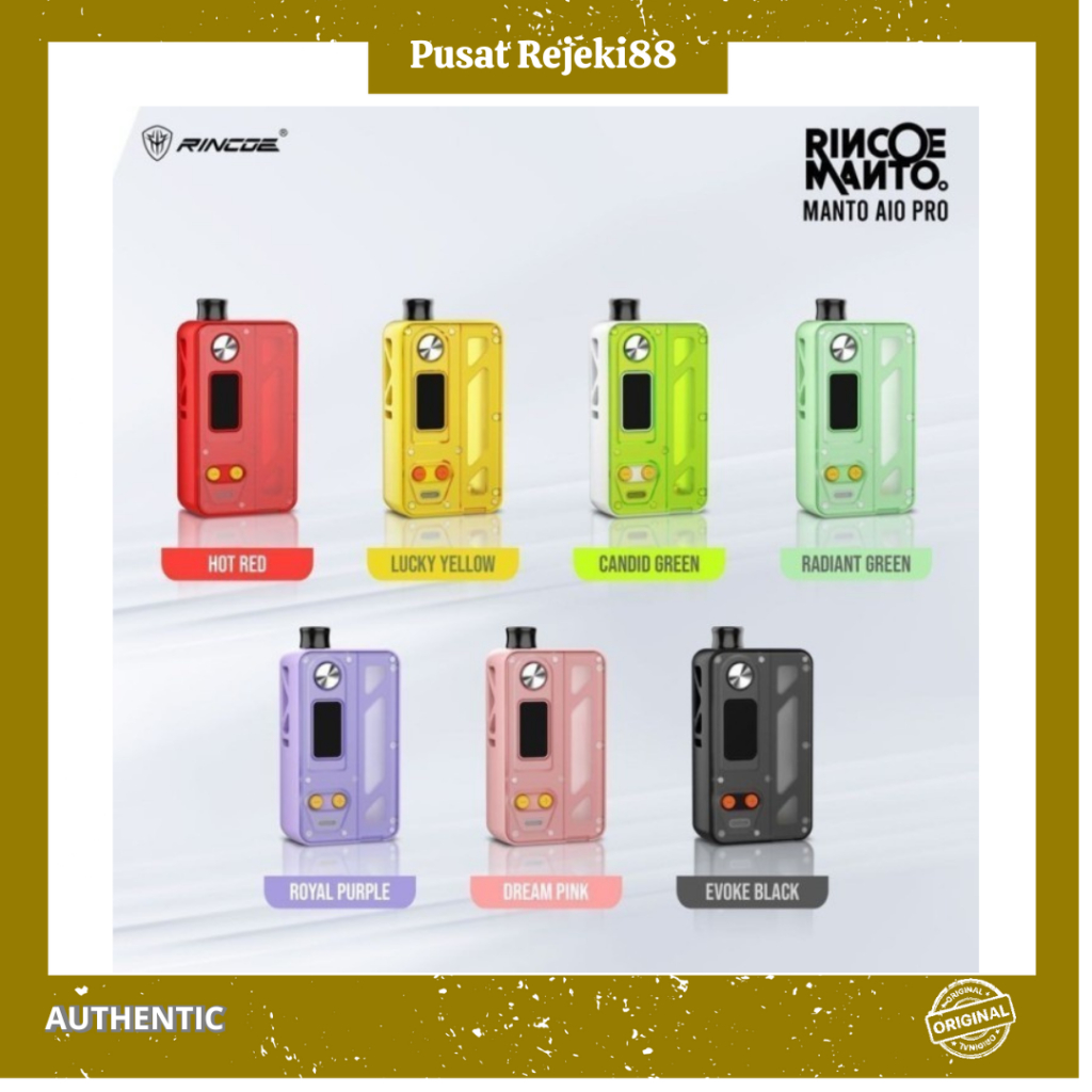Jual Manto Aio Pro 80w 18650 Kit Device by Rincoe 100% Original ...