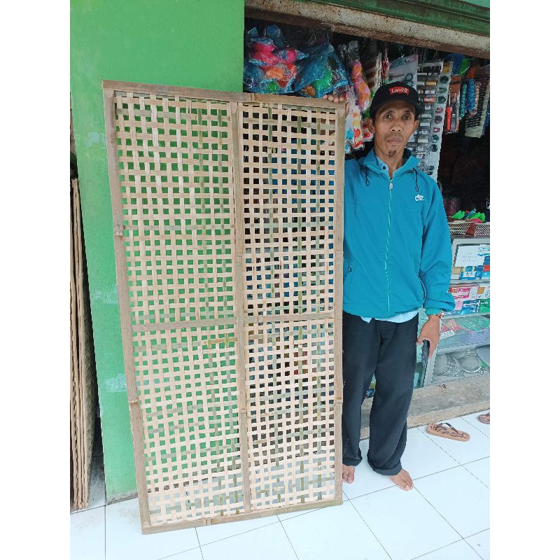 Jual nampan jemuran 75x150 nampan bambu/sasag jemuran bambu | Shopee ...