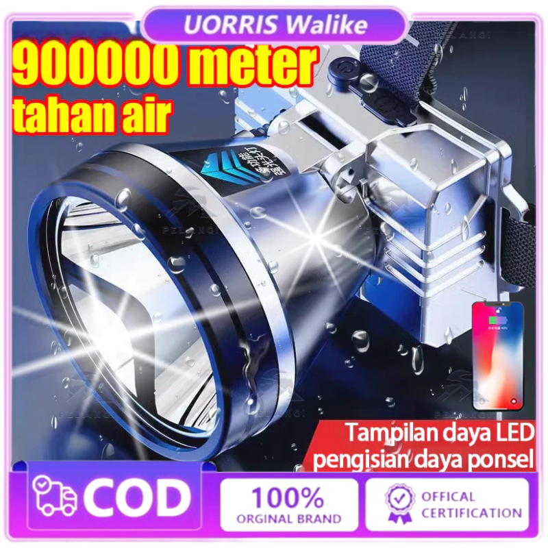 Jual Lampu Depan Luar Ruangan 500 Watt Senter Kepala Super Terang Lampu Depan Sorot Tinggi ...