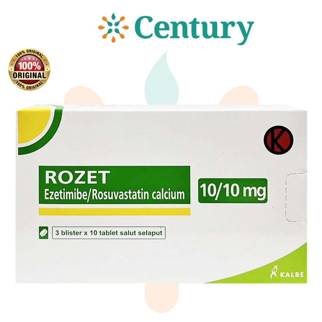 Jual ROZET 10/10MG TAB 1 STRIP ISI 10'S / OBAT-OBATAN / KOLESTROL ...