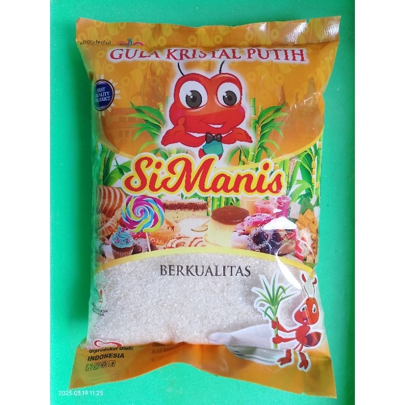 Jual Si Manis Gula Pasir Kemasan 1kg 500gr | Shopee Indonesia