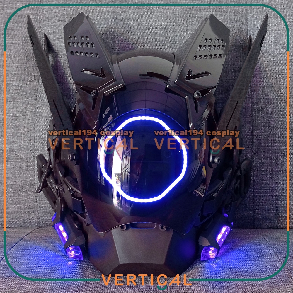 Jual CYBERPUNK HELMET TECHWEAR COSPLAY MASK ROBOT KOSTUM TOPENG POLISI ...