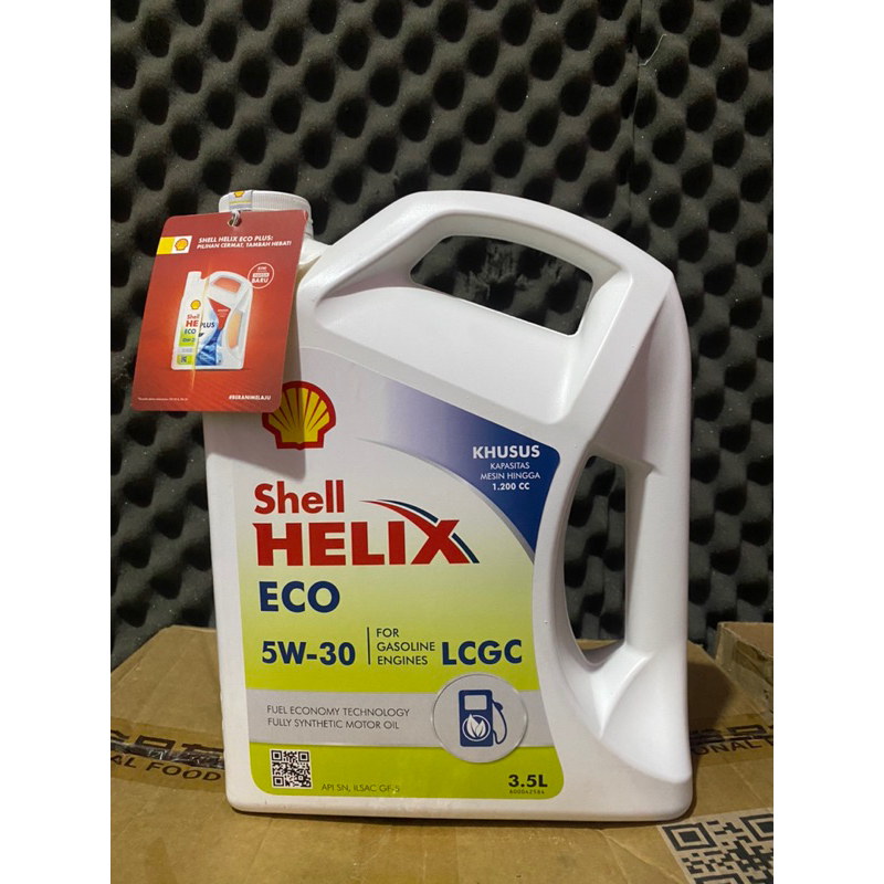 Jual Oli Shell Helix Eco LCGC (Sae 5W-30 ) 3.5 Liter Api SN GF-5 ...