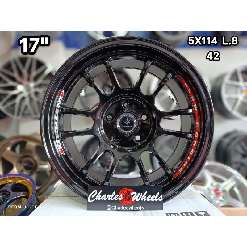 Jual Velg Vennom ring 17 Hitam glossy | Shopee Indonesia