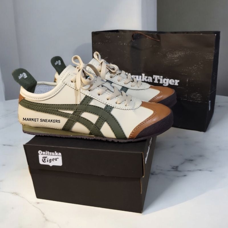 Jual Sepatu Sneakers Pria Japan Limited Edition Beige Green Mocca ...